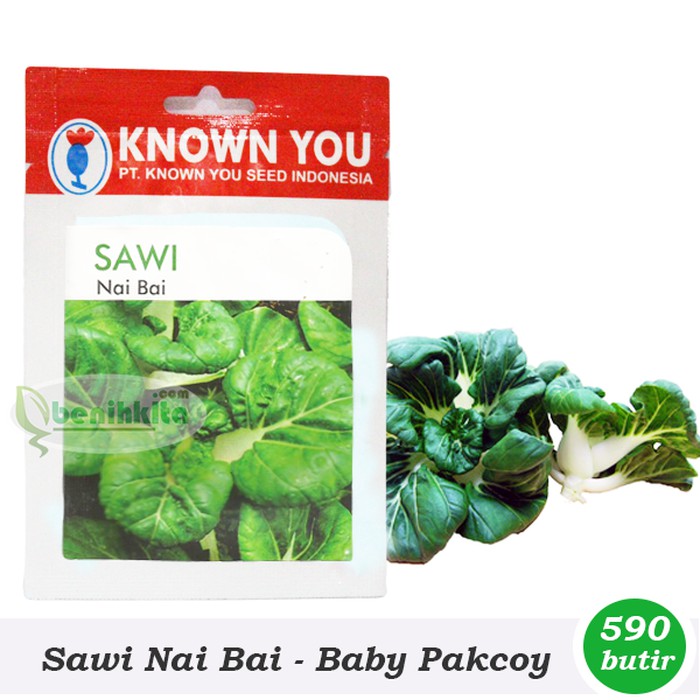 Jual BenihBibit Sawi Nai Bai Baby Pakcoy Known You Seed SST586 | Shopee ...