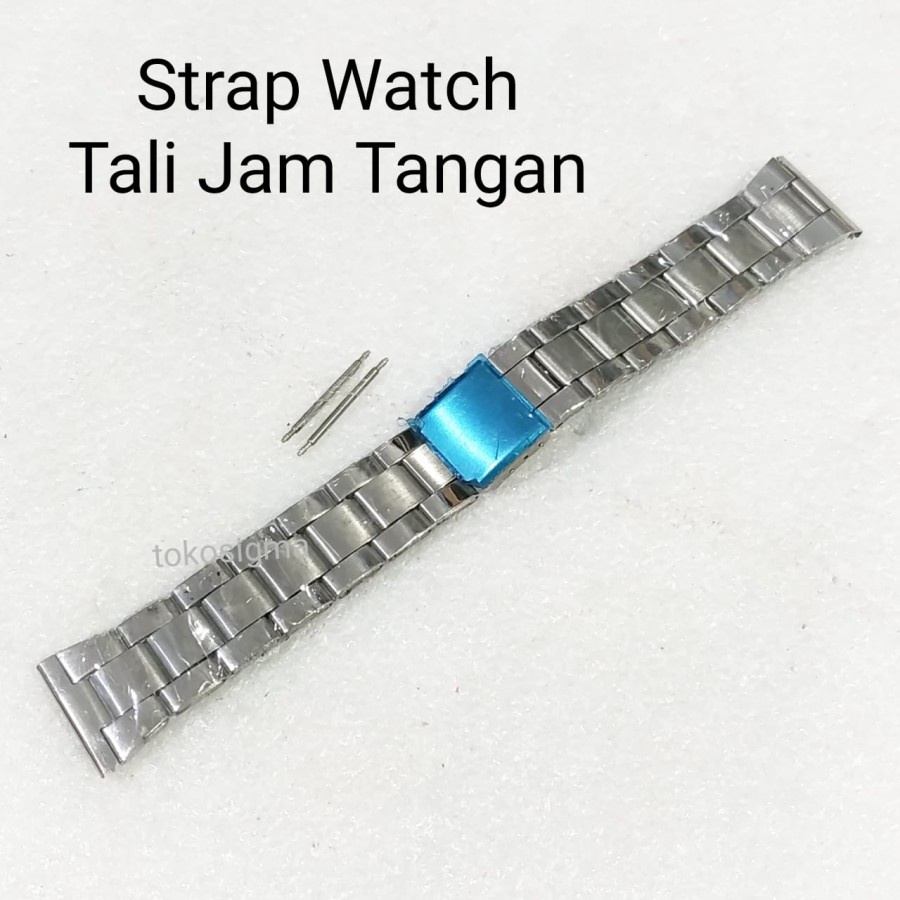 Jual Strap Metal Besi Clasp Watch Band Stainless Tali Rantai Jam Tangan ...