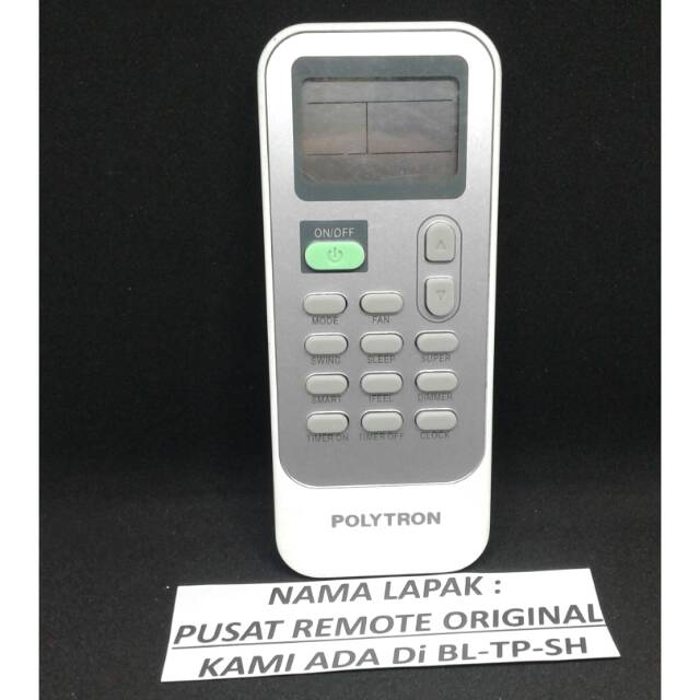Jual REMOTE REMOT AC POLYTRON DG11J1-01 ORIGINAL | Shopee Indonesia
