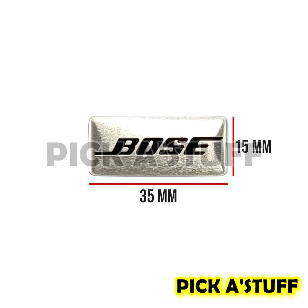 Jual Emblem Aluminium Sticker Decals 3D Logo Bose Panjang Audio Speaker ...