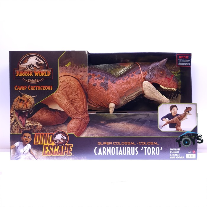 Jual Jurassic World Colossal Carnotaurus Toro Dinosaur Action Figure ...