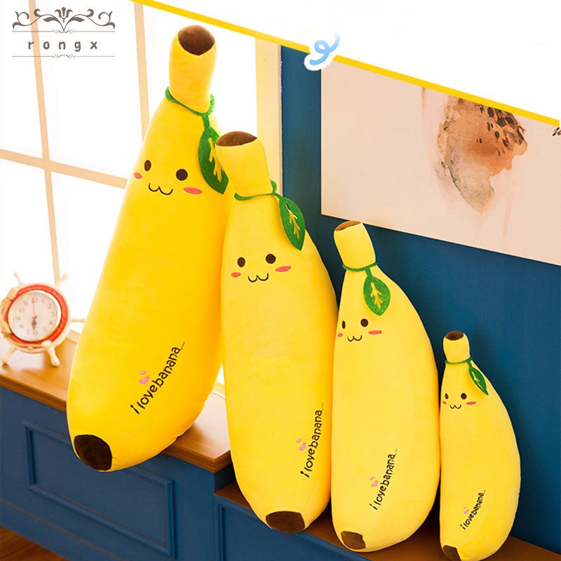 Jual Boneka Pisang Bordir Boneka Plush Model Pisang Banana Jumbo Ukuran ...