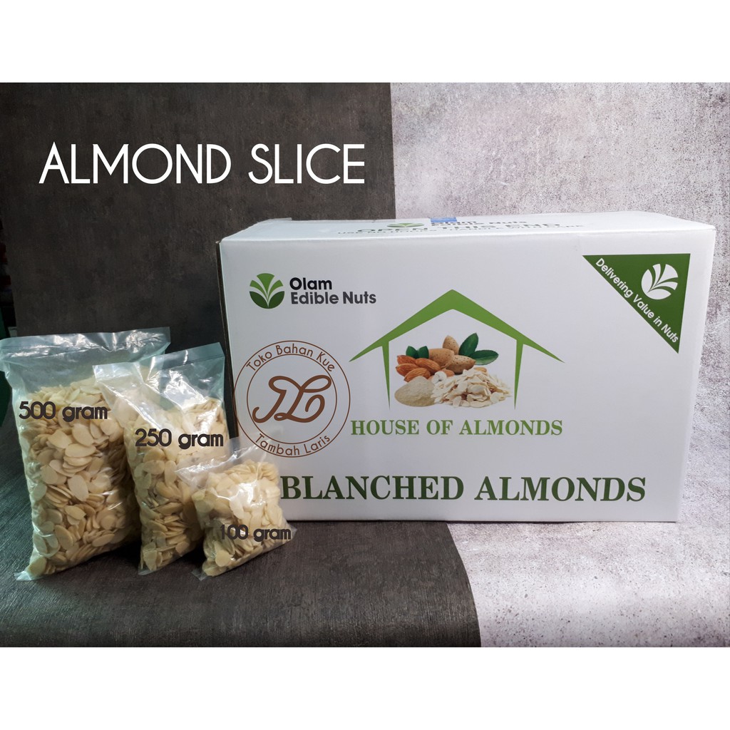 Jual Olam Almond Slice (500 gram) | Shopee Indonesia