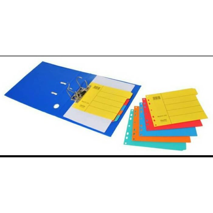 Jual Pembatas file / divider BANTEX 5 warna | Shopee Indonesia