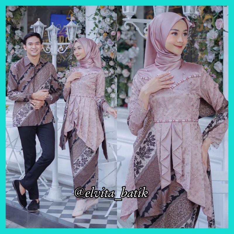 Jual Batik Brukat Couple Kebaya Modern, Kebaya Tunangan,kebaya Lamaran ...