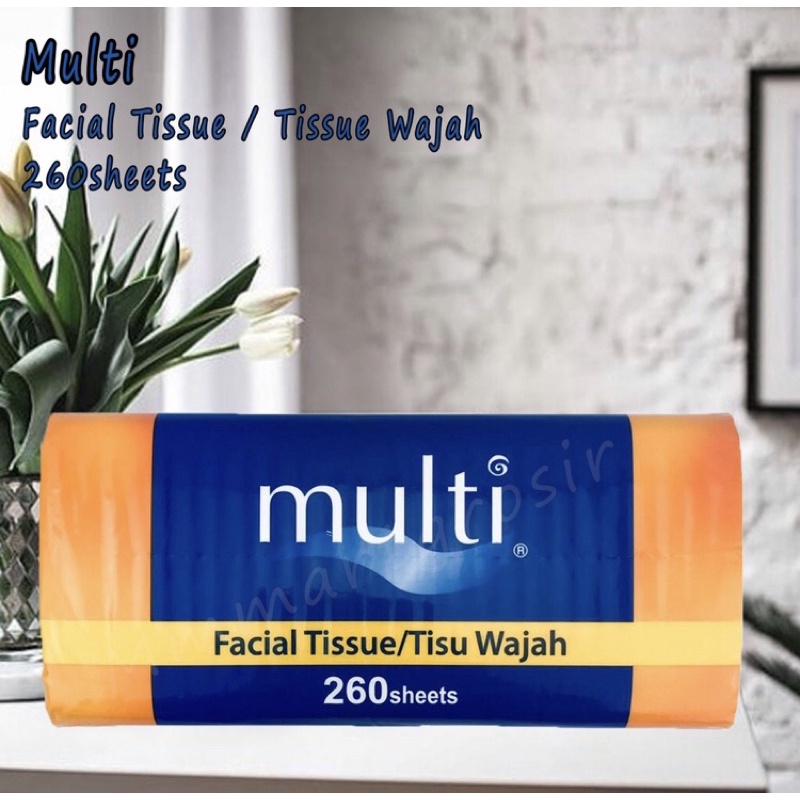 Jual Multi Tissue Facial 260s 260sheets | Shopee Indonesia