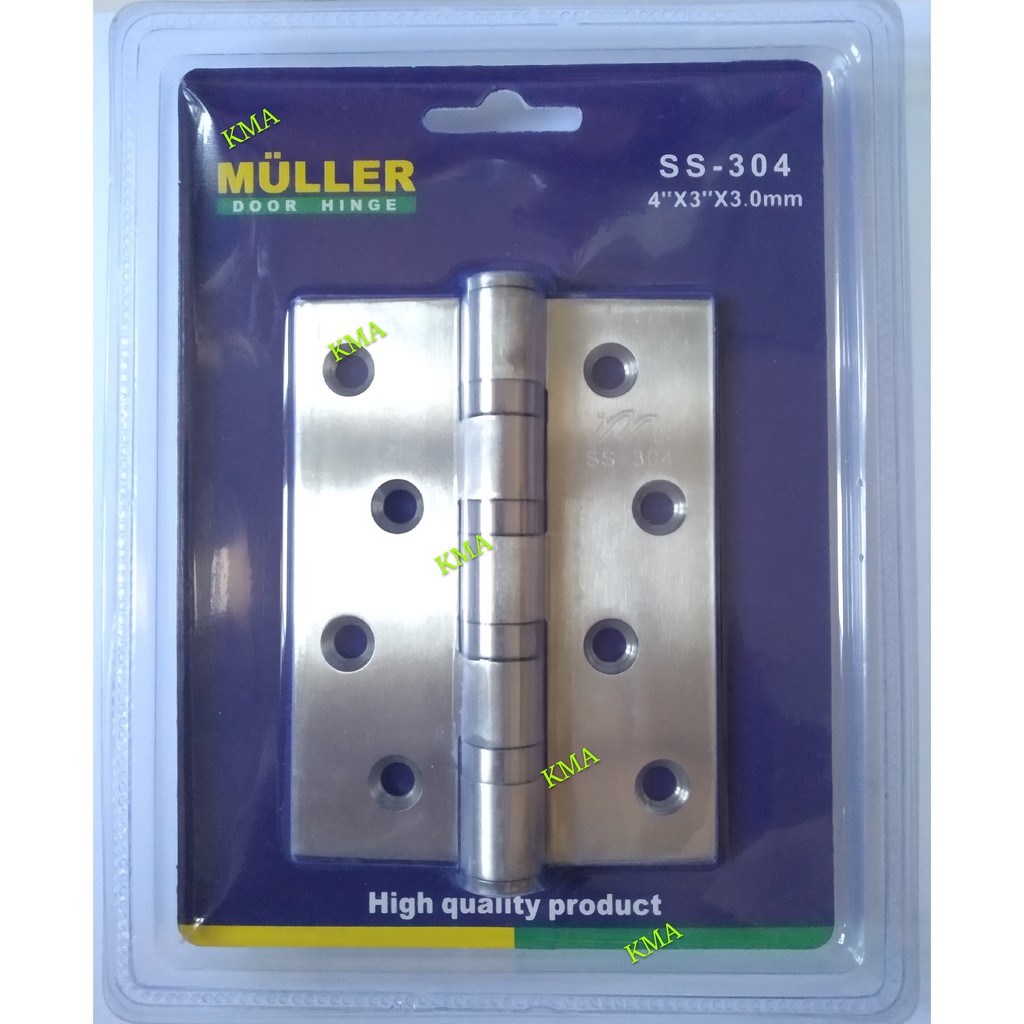 Jual MULLER Engsel Stainless Steel 3 inch 4 inch 5 inch | Shopee Indonesia