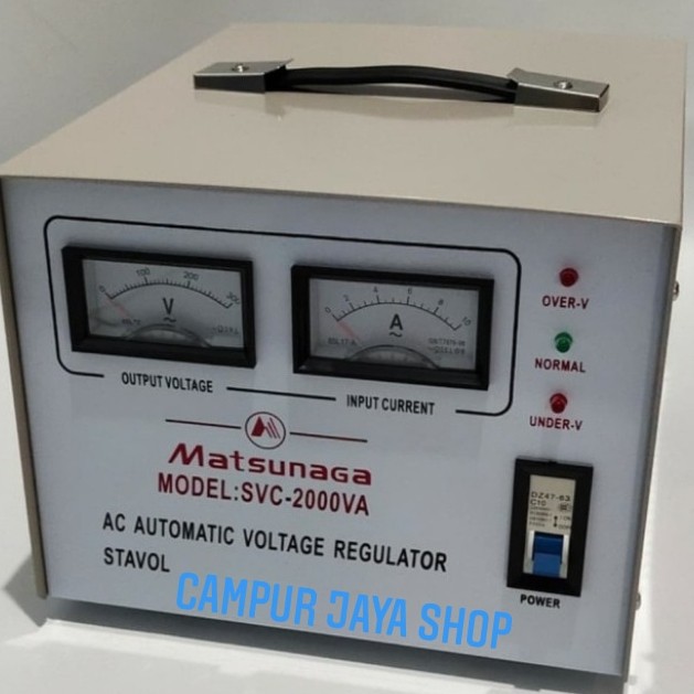 Jual Stabilizer Listrik Matsunaga 2000 Watt Penstabil Listrik Stavolt ...