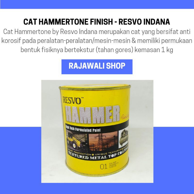 Jual CAT HAMMERTONE / CAT MESIN / CAT TEXTURE 1 KG (SOLVENT BASED ...