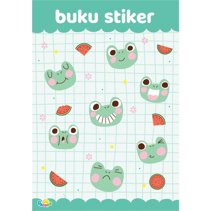 Jual [PACOPA] Buku Stiker Lucu Anak TEBAL MURAH / Album Stiker / Buku ...