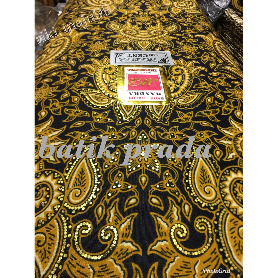 Jual kain batik prada / bahan batik meteran | Shopee Indonesia