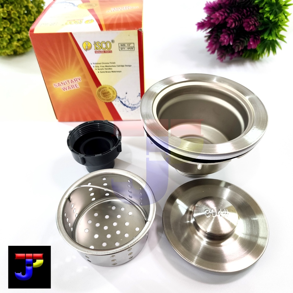 Jual Afur Bak Cuci Piring Wastafel Stainless 304 Saringan Bak Cuci ...