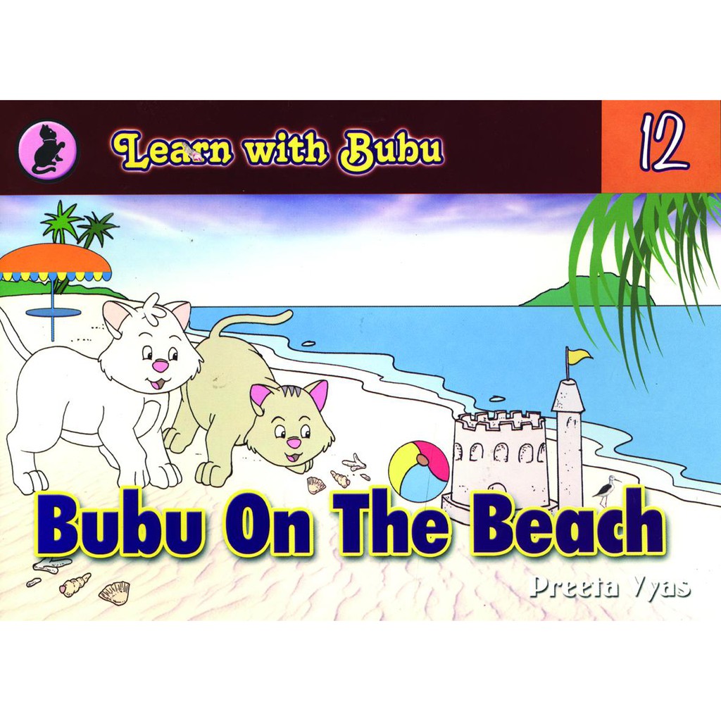 Jual BUKU ANAK LEARN WITH BUBU 12 - BUBU ON THE BEACH - PREETA VYAS | Shopee Indonesia