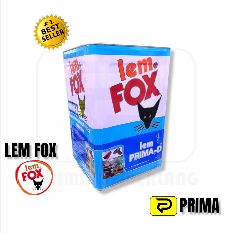Jual LEM FOX PRIMA D BLEK 14 KG | Shopee Indonesia