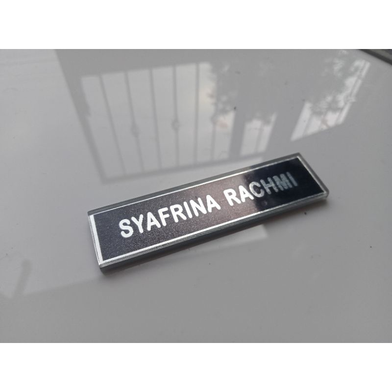 Jual LANGSUNG JADI NAME TAG PAPAN NAMA DADA TERCEPAT KILAT EXPRESS ...