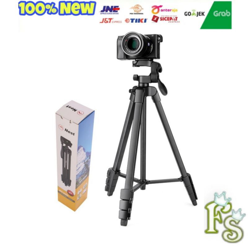 Jual Tripod Profesional NEST NT-530 NT530 For Kamera/Handycam/Smartphone | Shopee Indonesia