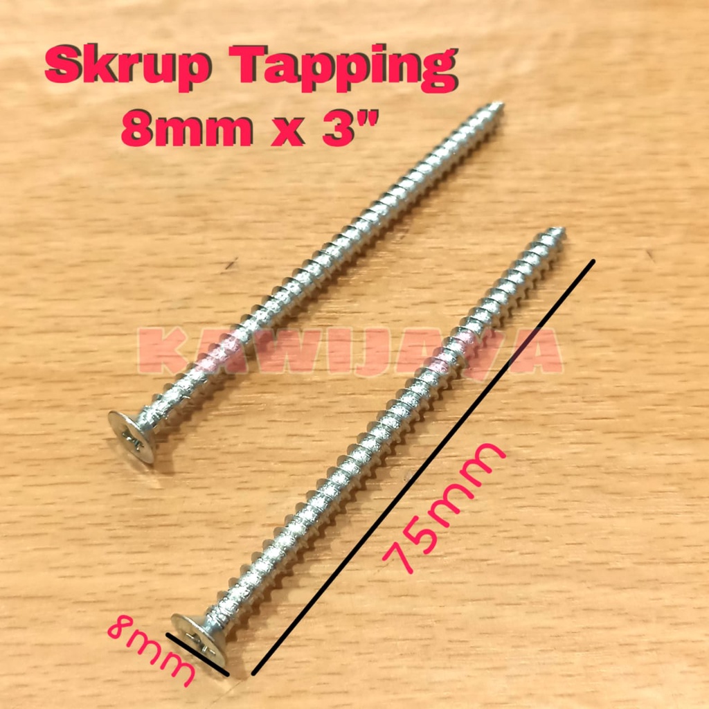 Jual Skrup Sekrup Taping Baut Mur Screw JF Kayu Mebel Olimpik 1 bungkus ...
