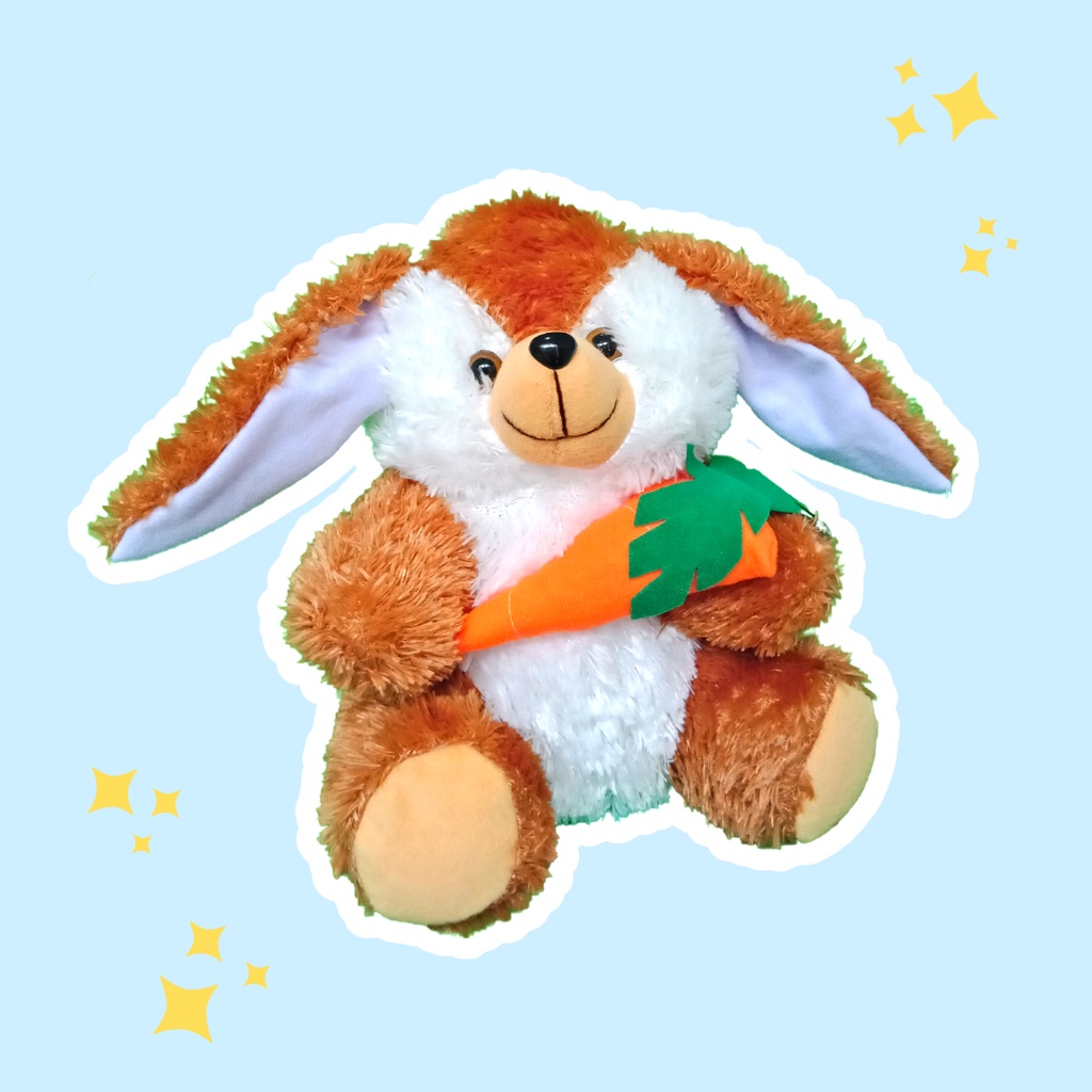 Jual BONEKA KELINCI WORTEL TELINGA PANJANG / RABBIT CARROT KECIL MURAH ...