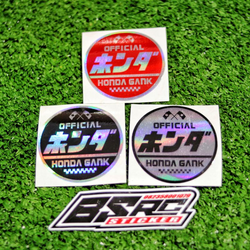 Jual sticker printing honda gank hologram premium motor herex thailook ...