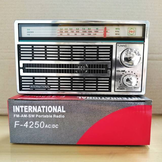 Jual RADIO PORTABLE JADUL 3 BAND FM-AM-SW AC-DC -4250 ANTIK-RADIO RODJA ...