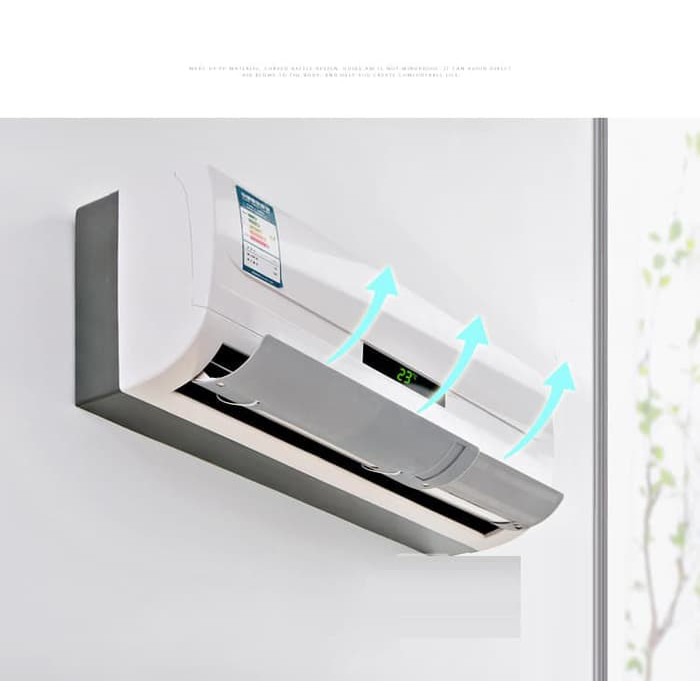 Jual AC Air Screen Cover | Reflektor / Talang / Penahan Hembusan Angin ...
