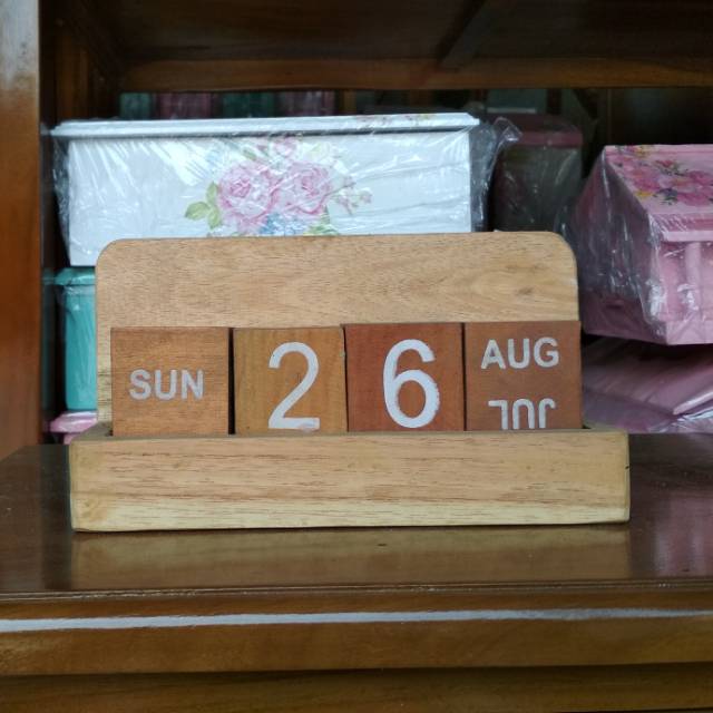 Jual Kalender Kayu Kubik | Shopee Indonesia