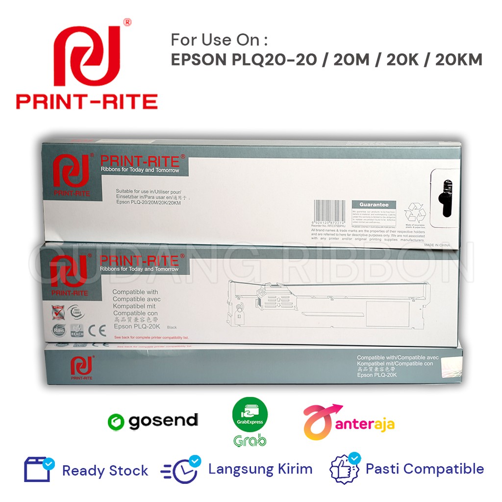 Jual PRINT-RITE RIBBON CARTRIDGE FOR EPSON PLQ20 (BLACK) | Shopee Indonesia