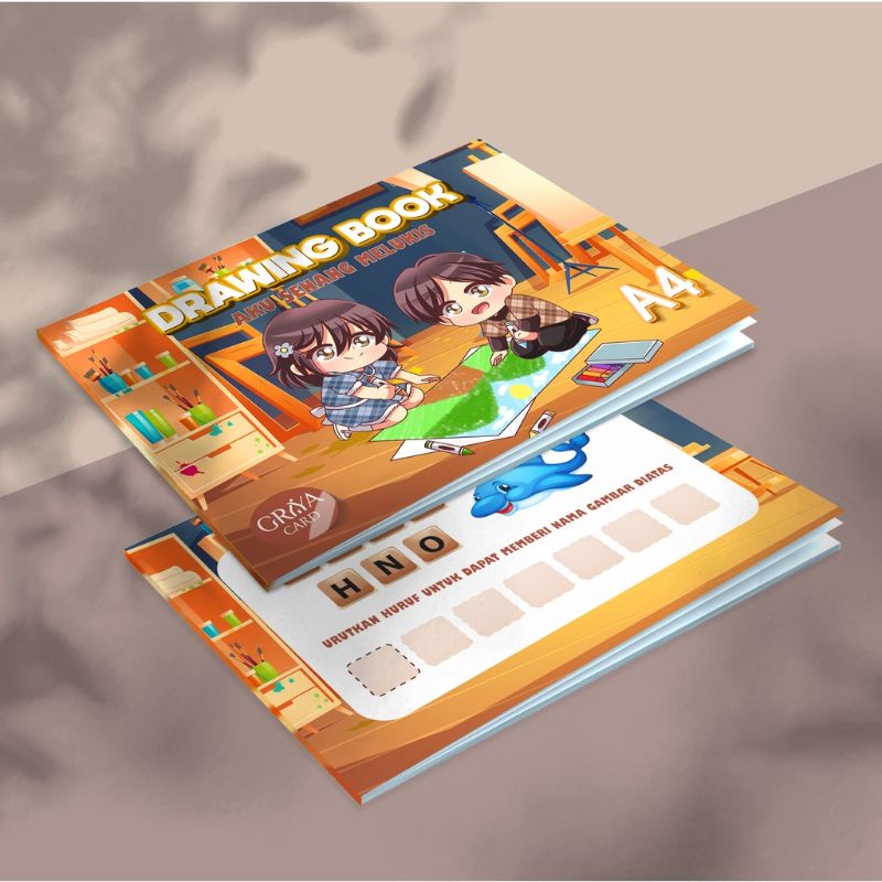 Jual Buku Gambar A4 | Drawing Book A4 | Buku Gambar Design Lucu ...