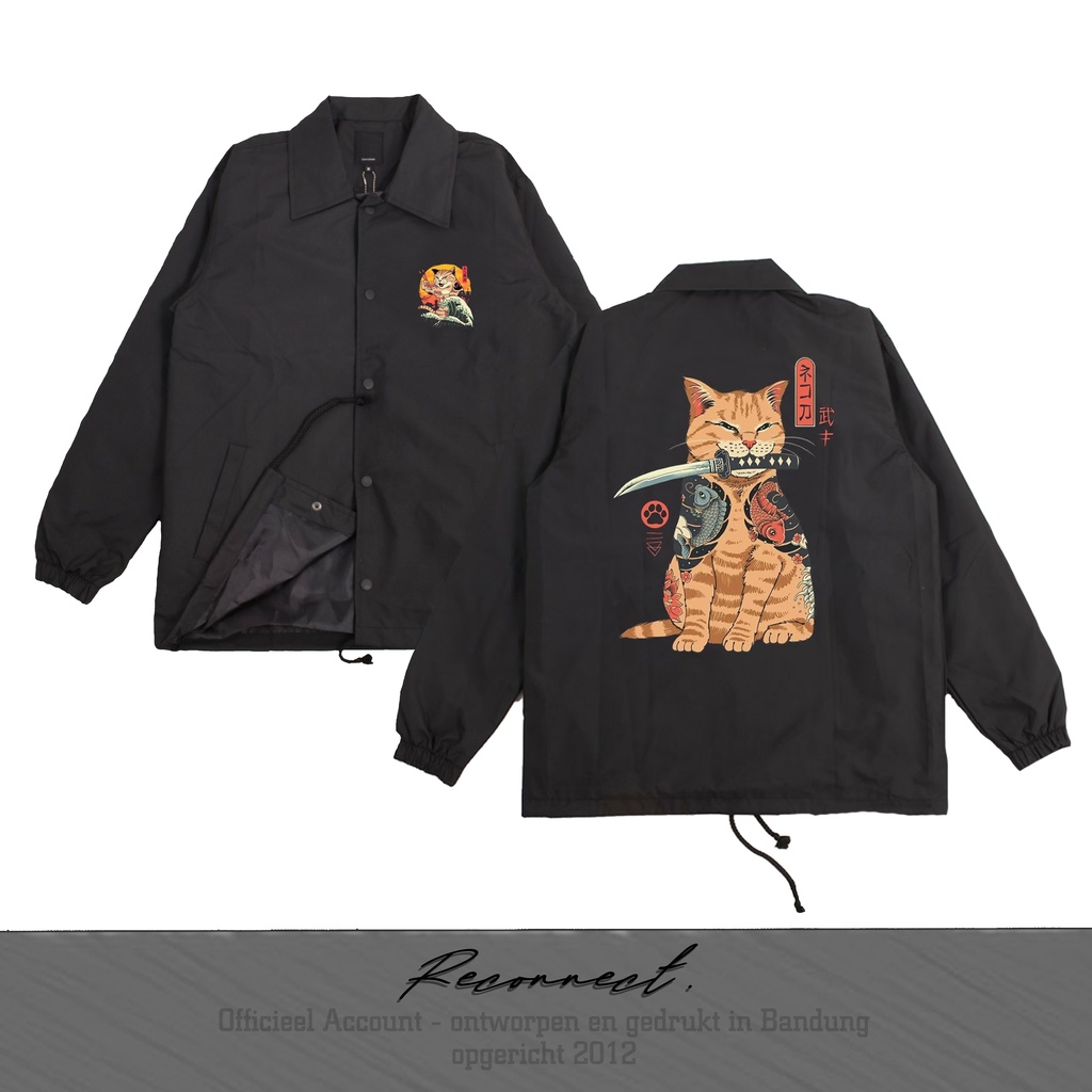 Jual Reconnect Coach Jacket Japanese Catana - Samurai Cat Japan ...