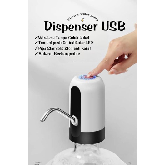 Jual Pompa Galon Electric Sensor Manual Hemat Pump Mineral E4I3 ...