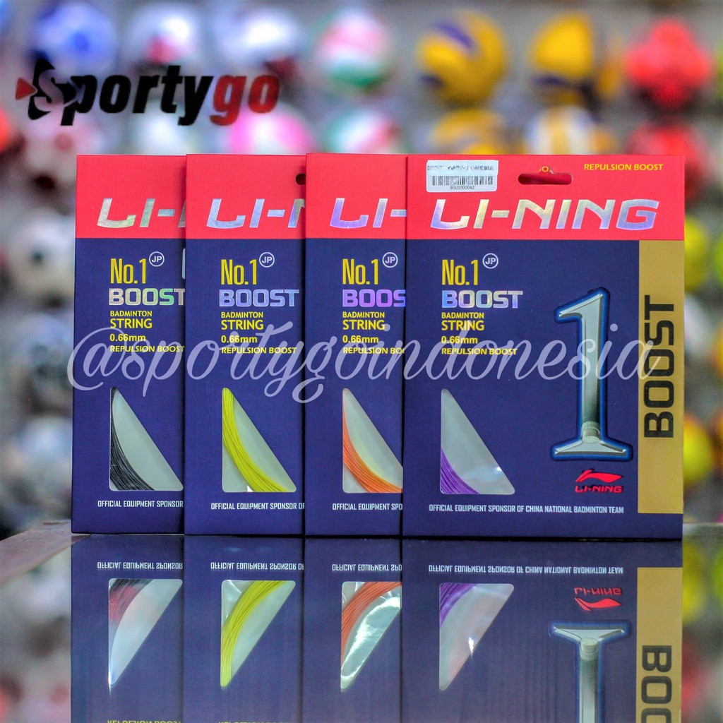 Jual Senar Badminton Lining No 1 Boost ORIGINAL LI NING STRING | LI ...