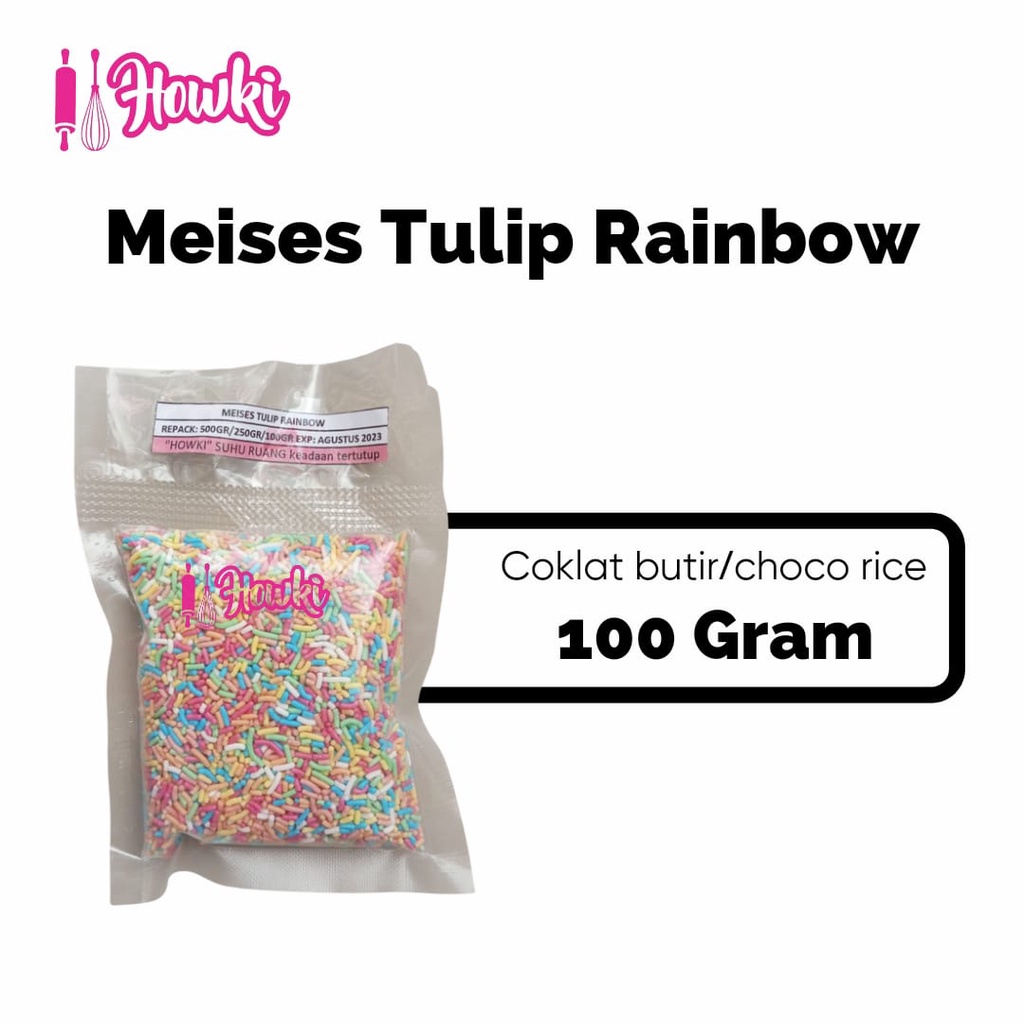 Jual Meises Tulip Rainbow 100gr | Shopee Indonesia