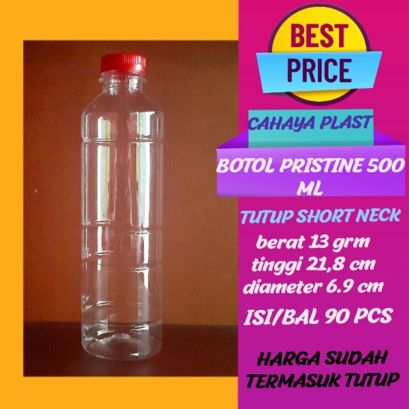 Jual Botol Pristine 500Ml-Botol Plastik 500Ml-Botol Minuman 500Ml-[Per ...