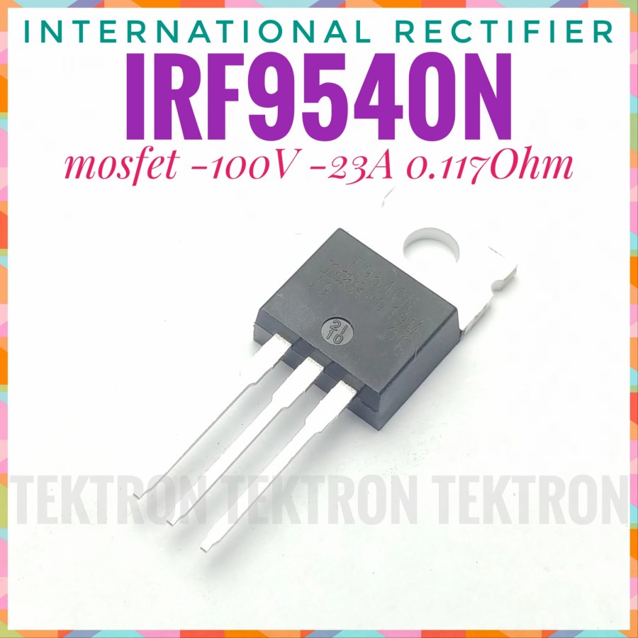 Jual International Rectifier IRF9540N P Channel Mosfet IRF9540 F9540 ...