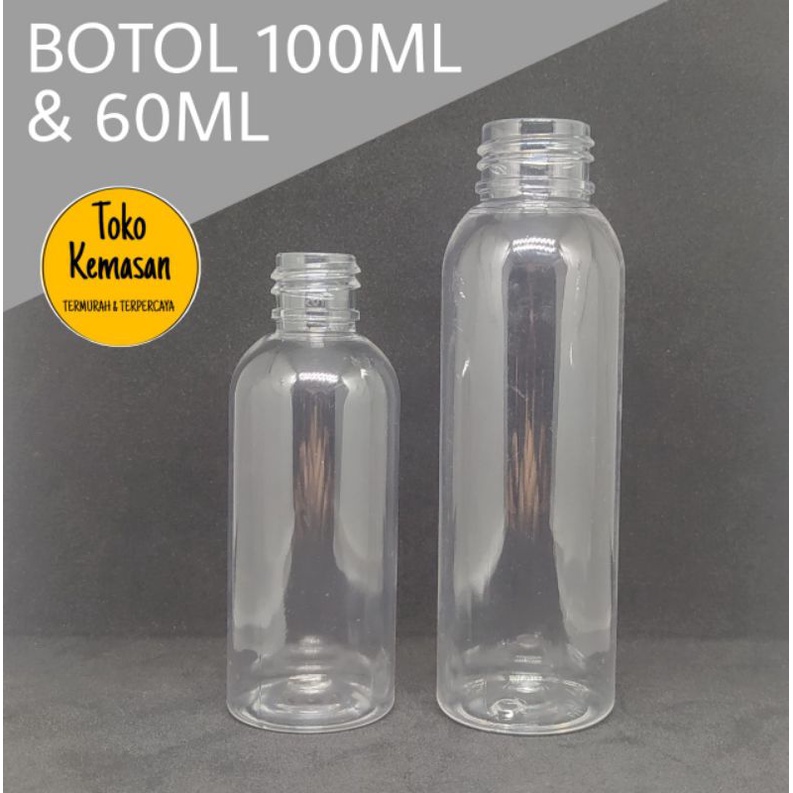 Jual Dua Raja Botol BR Rf 100ml 60ml Bening Putih Susu Plastik Tebal Import | Shopee Indonesia