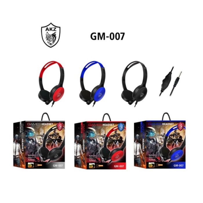 Jual HEADPHONE GAMING GM-007 FOR HP LAPTOP PC HEADSET GAMING {NUSA ...