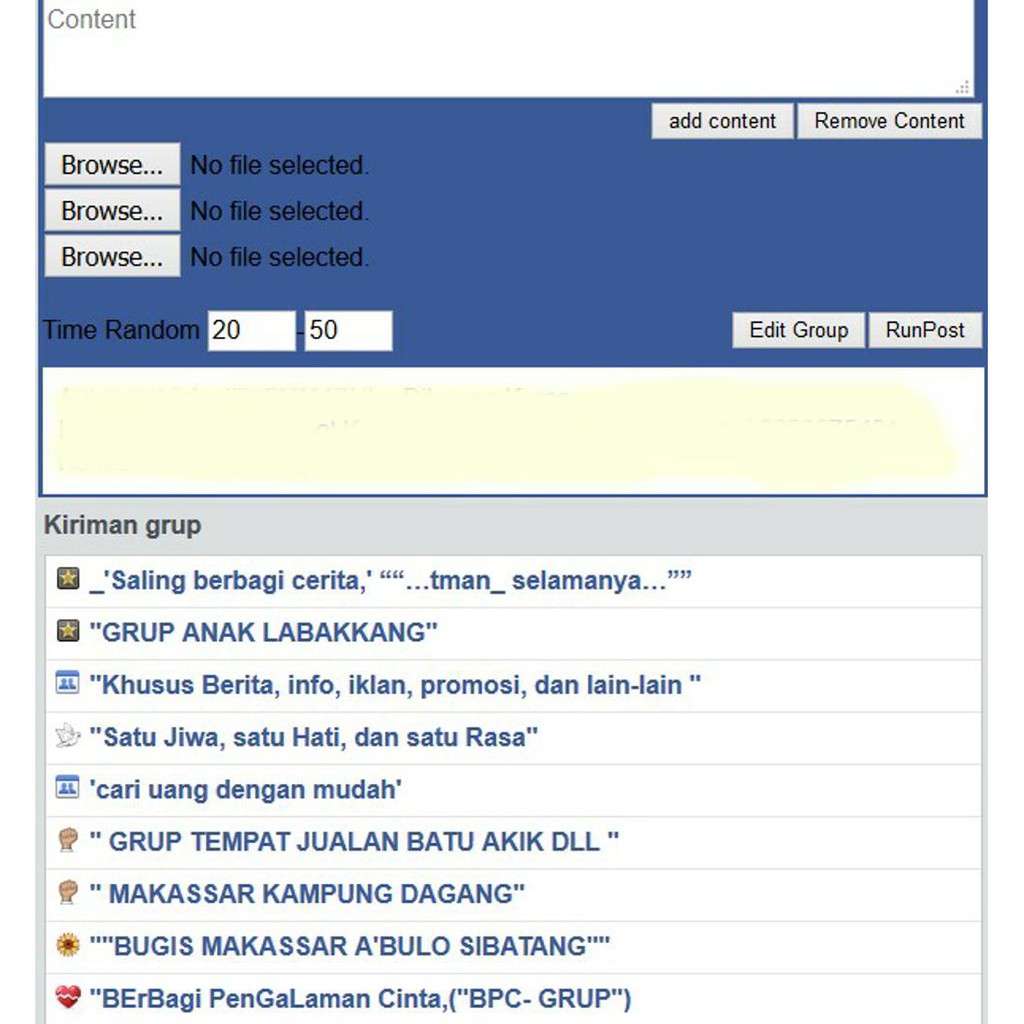 Jual Promo AUTO POST GRUP FACEBOOK ANTI SPAM 2017 Diskon | Shopee Indonesia