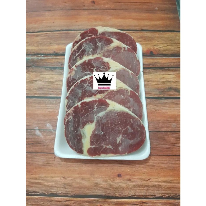 Jual Steak Daging Sapi Import Aus Ribeye Cuberoll Beef Steak Grade A