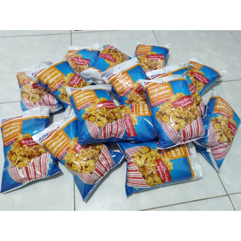 Jual Popcorn karamel / caramel Alfamart 75g | Shopee Indonesia