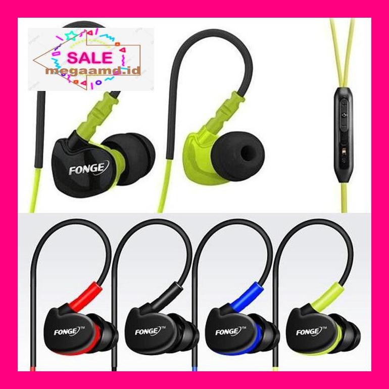 Jual Megt7Dhh Original Fonge New Sport Earphone Bass Over Ear Design ...