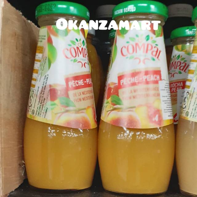 Jual Compal Peach Multi Fruit Bottol 200ml | Shopee Indonesia