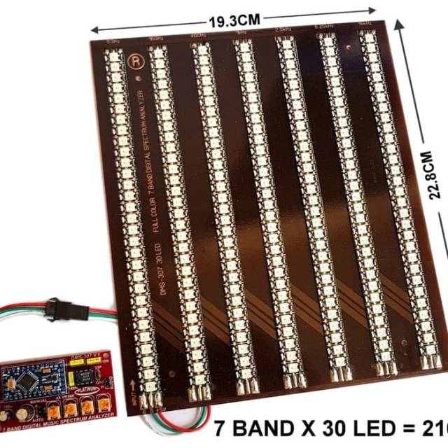 Jual Digital Spectrum Analyzer 7 Band 30 Led Dms 307 V 1 Shopee Indonesia