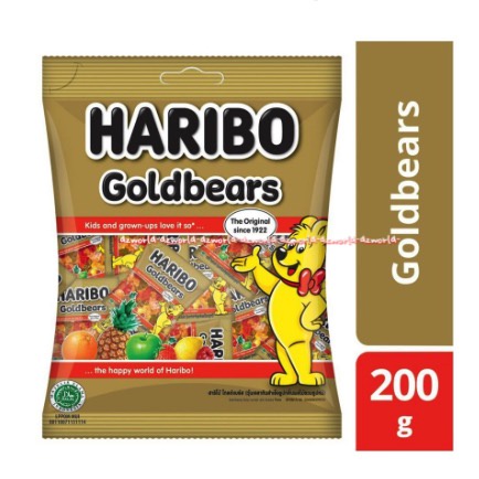 Jual Haribo Goldbears Permen Jelly 200gr Dengan Berbagai Rasa Gummy ...