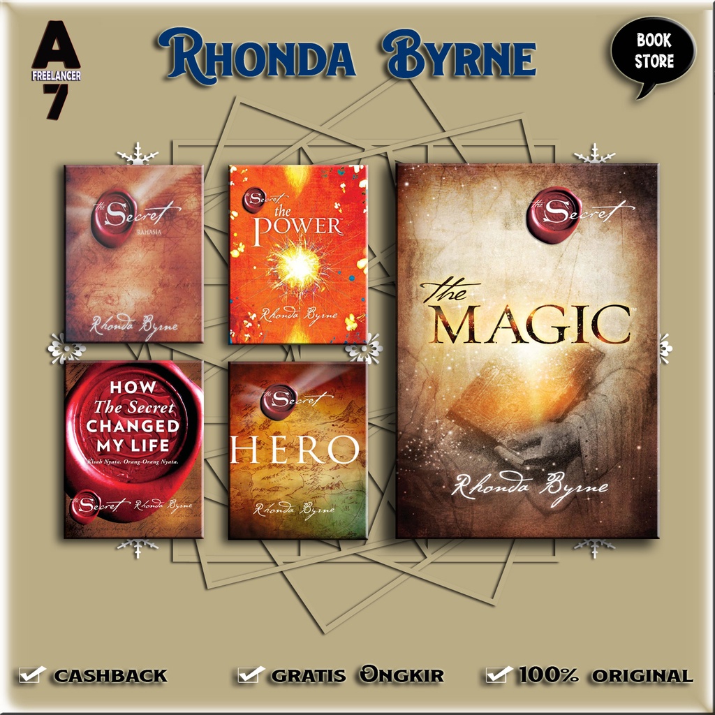 Jual Buku The Secret - Rhonda Byrne (The Magic , Hero (HC) , The Power , How The Secret Changed ...