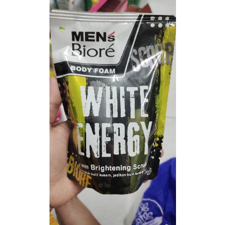 Jual Mens Biore White energy Body Foam 250 ml | Shopee Indonesia