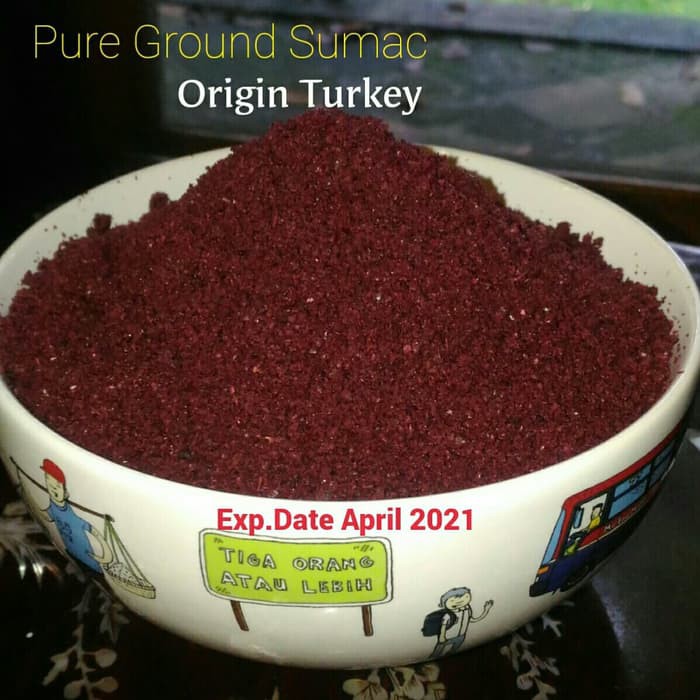 Jual HS Pure Summac Ground Sumak Turki Sumac Bubuk 500 Gram 1 Kg | Shopee Indonesia