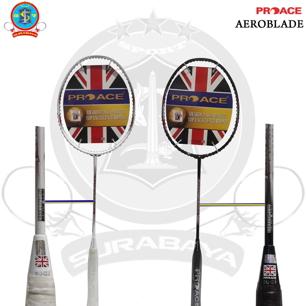 Jual Raket Original Pro Ace Aero Blade Bonus Komplit Badminton | Shopee ...