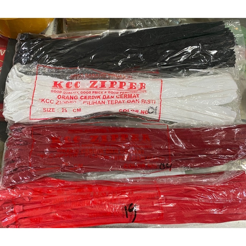 Jual Resleting Jepang KCC 25 cm (10 inch) / Invisible Zipper KCC | Shopee Indonesia