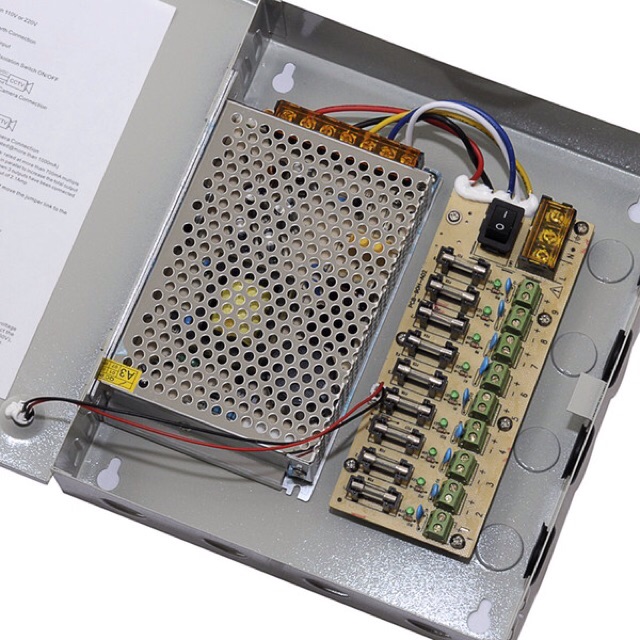 Jual Power supply 10A box 12V original / trafo 10 ampere 12 volt real ...