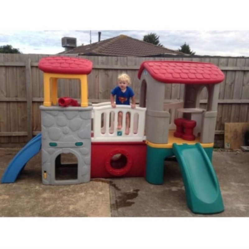 Jual PLAYGROUND JUMBO DELUXE PLAYING CENTER perosotan set playhouse ...